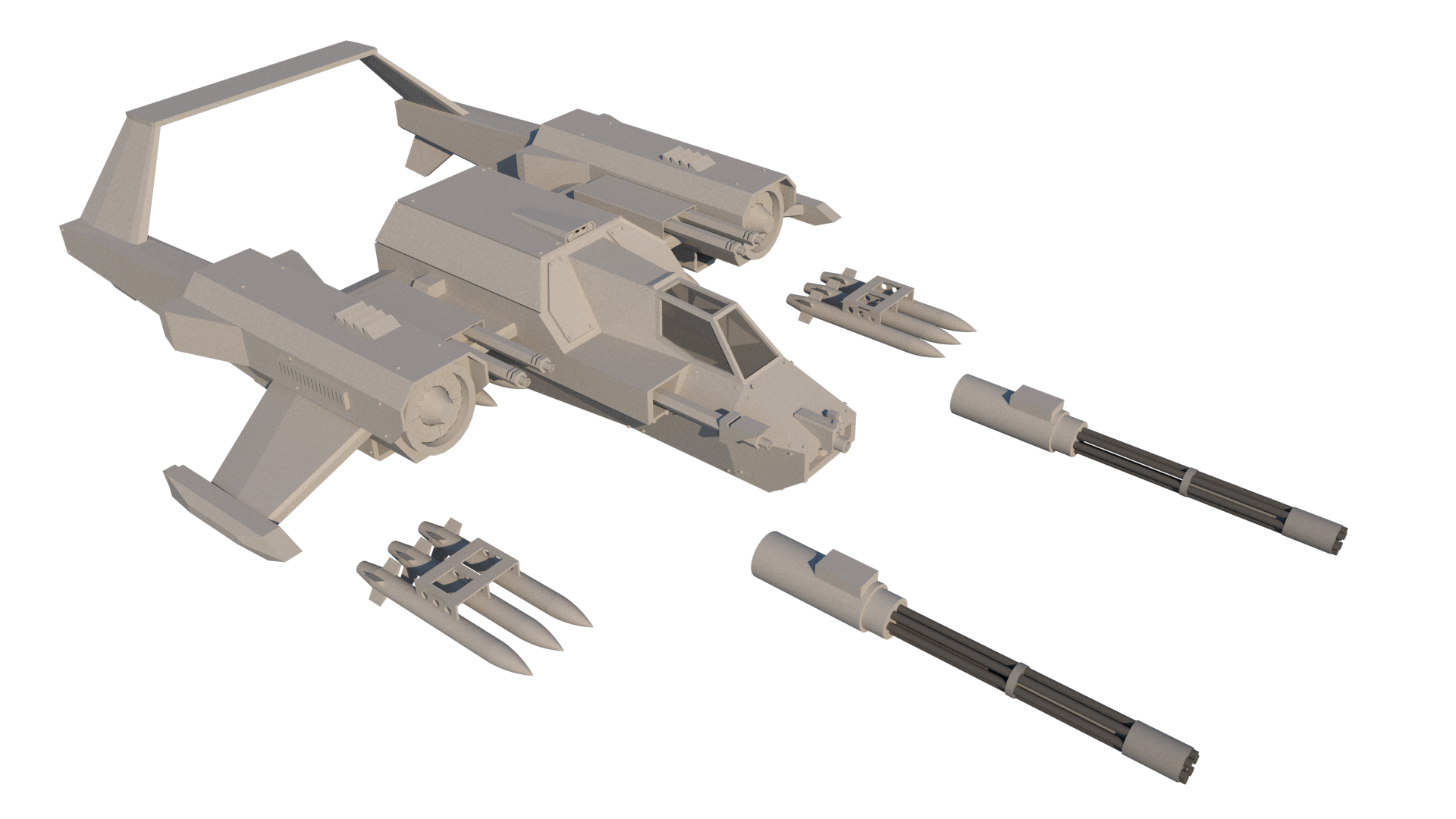 STL file Void Attack Craft・3D print design to download・Cults