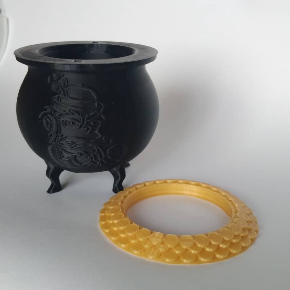 Free STL file pot of gold plantspot 🪴・3D print object to download・Cults