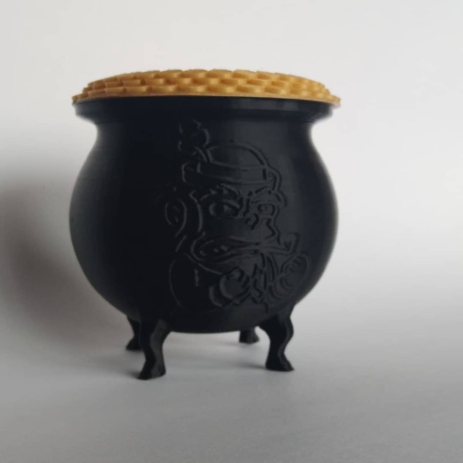 Free STL file pot of gold plantspot 🪴・3D print object to download・Cults