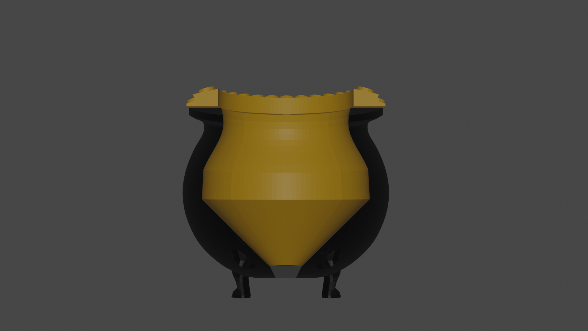 Free STL file pot of gold plantspot 🪴・3D print object to download・Cults