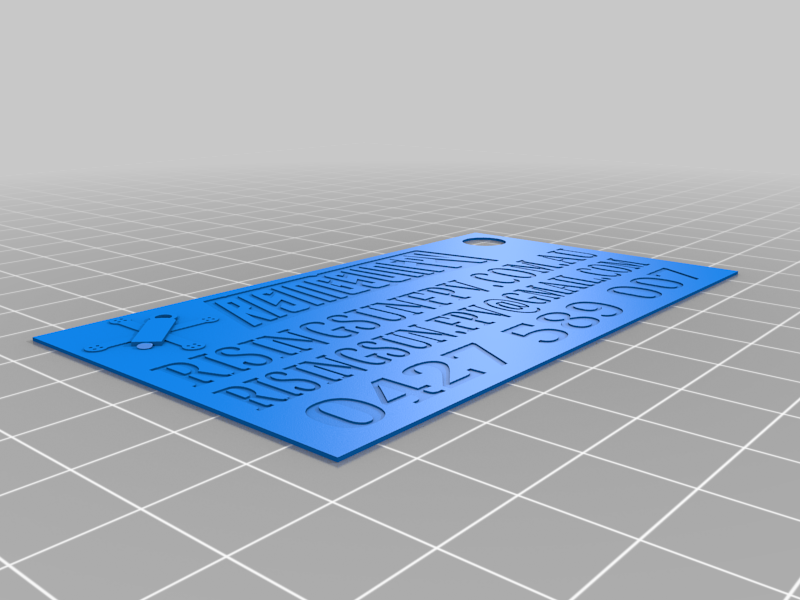 Free STL file Business Card・3D printable model to download・Cults
