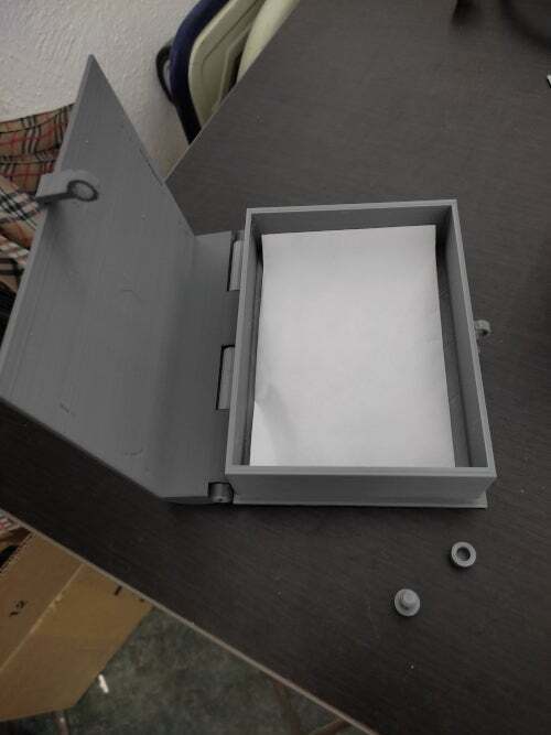 Free STL file Book box with screw lock 📚・3D printing idea to download・Cults