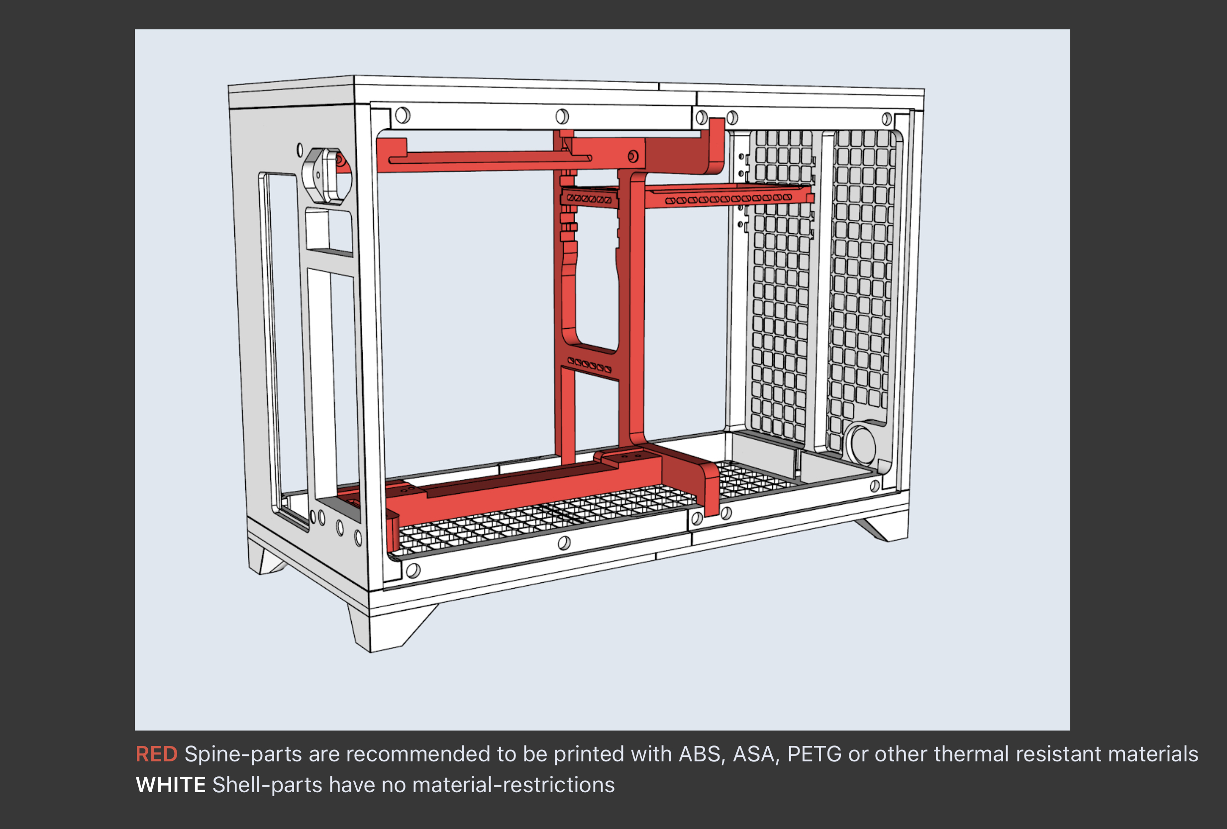 Free 3D file K1 ITX PC Case Modular 👽・3D printer design to download・Cults