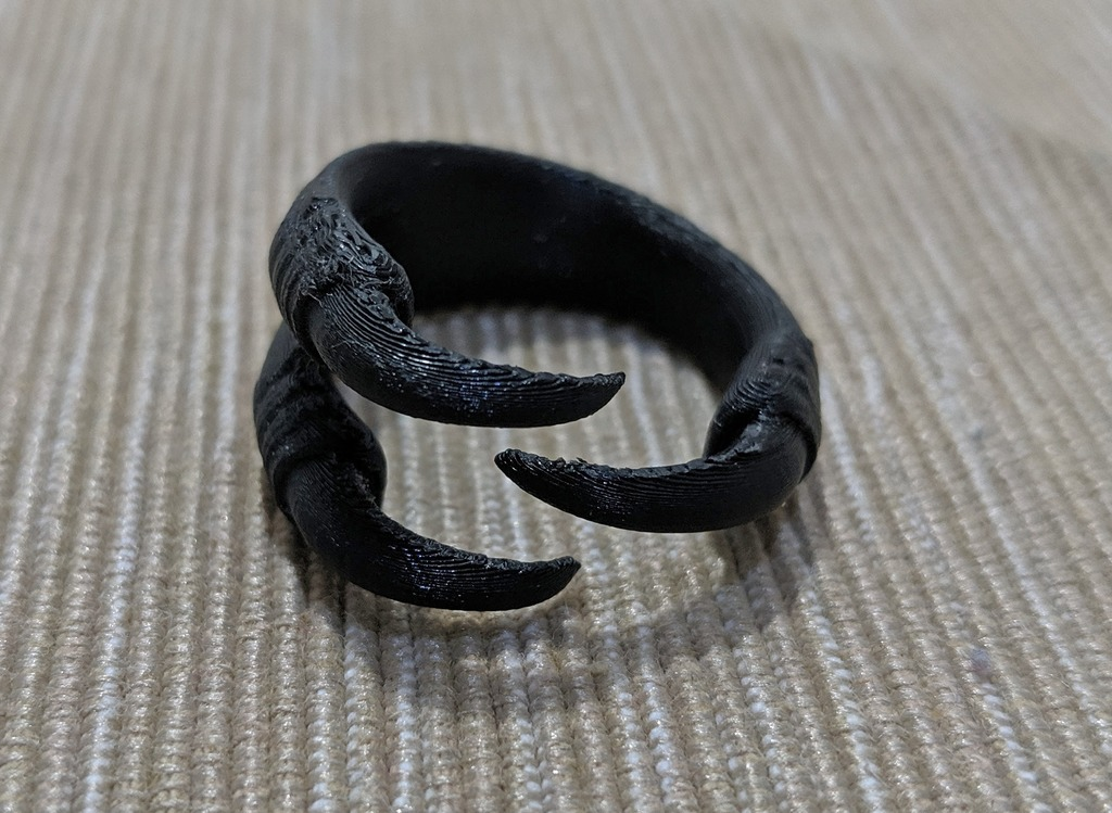 Free 3D file Claw ring・Model to download and 3D print・Cults