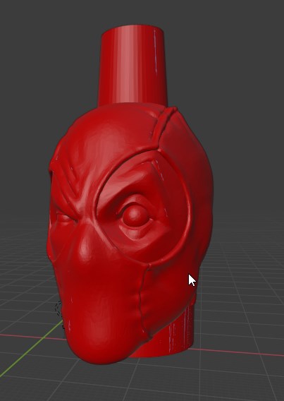 Free STL file Deadpool Narghile Mouthpiece・3D printable model to ...