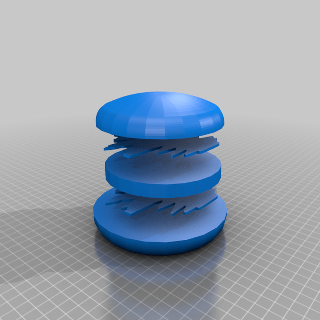 Free STL file burger・3D print object to download・Cults