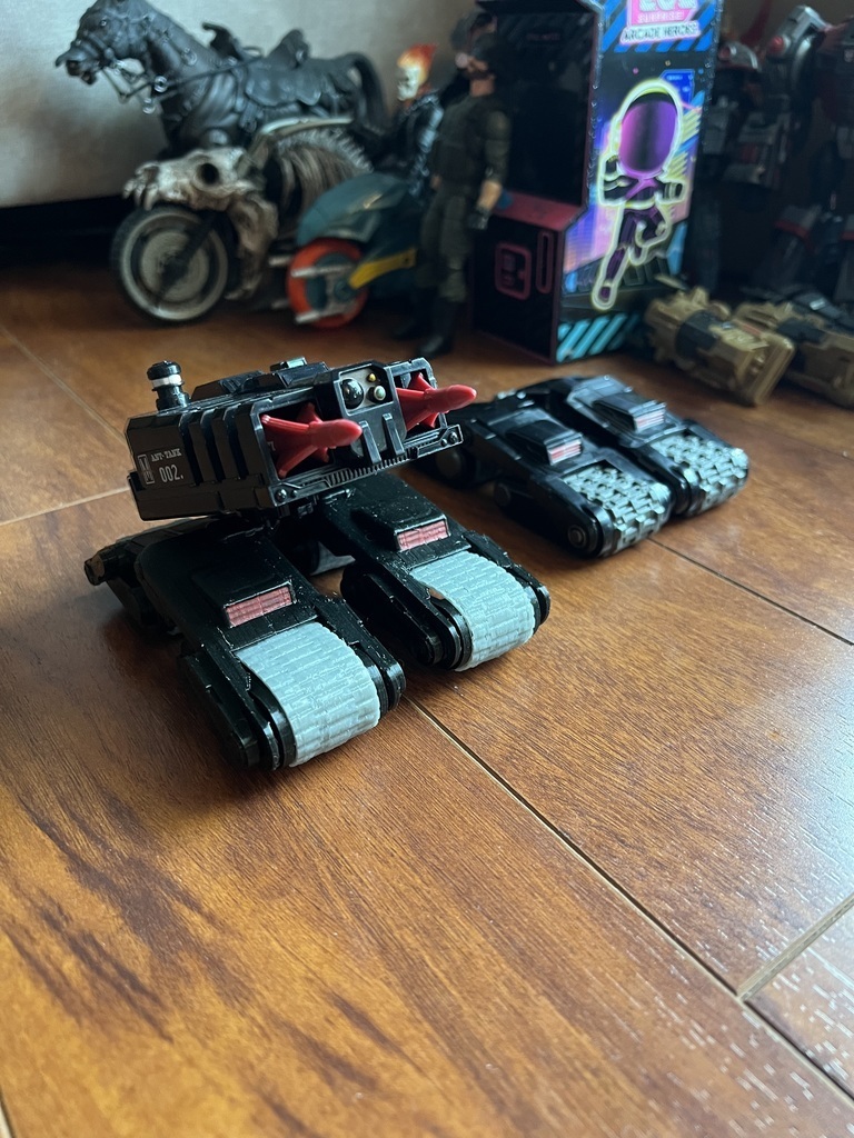 Free STL file GI Joe Classified Scrap Iron Anti Armor Drone Tank treads ...