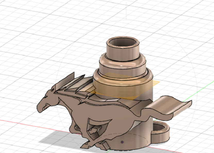 STL file Mustang mouthpiece・3D print design to download・Cults
