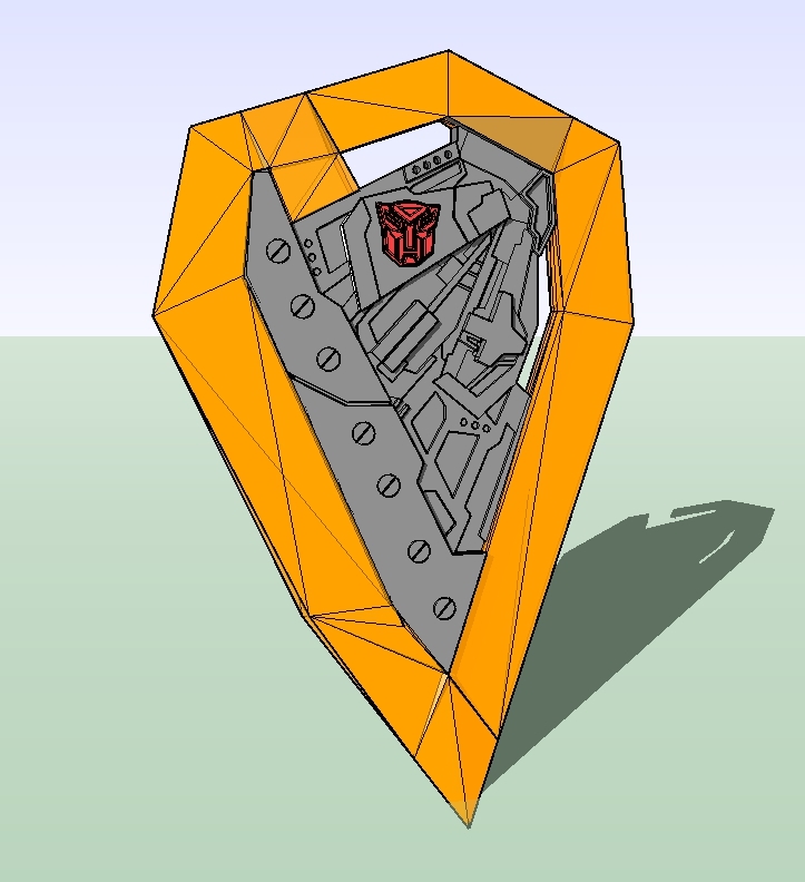 STL file transformers studio series 38 shield・Design to download and 3D ...