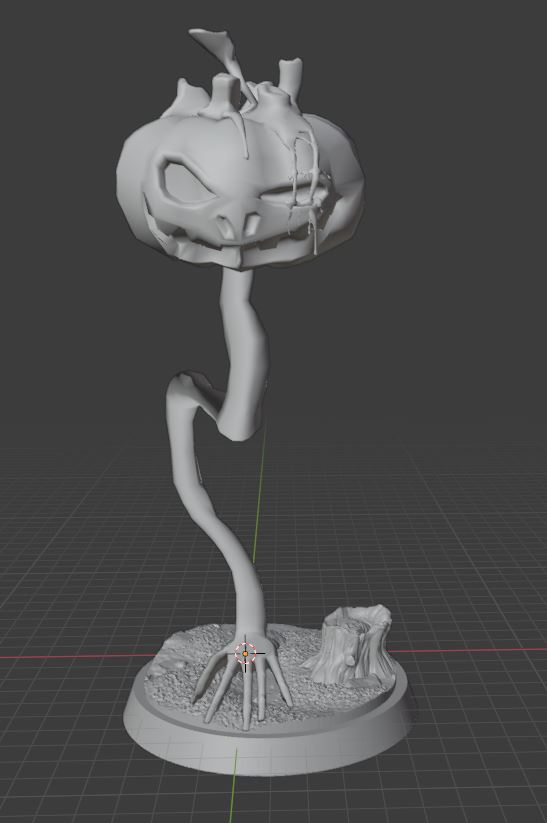 STL file Pumpkin creature 🎃・3D printer model to download・Cults