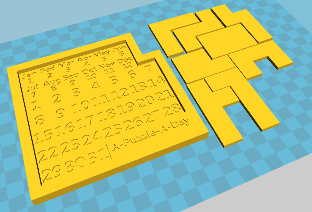 Free 3D file A Puzzle A Day 🧩・3D print design to download・Cults