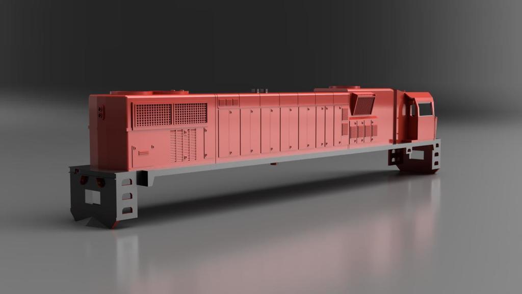 Free STL file Tasrail D Class locomotive 🚂・Model to download and 3D ...