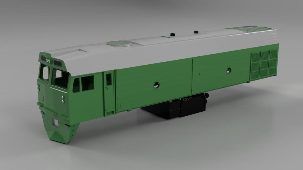 Free STL file Australian National NJ Class Locomotive 🚂・3D printable ...