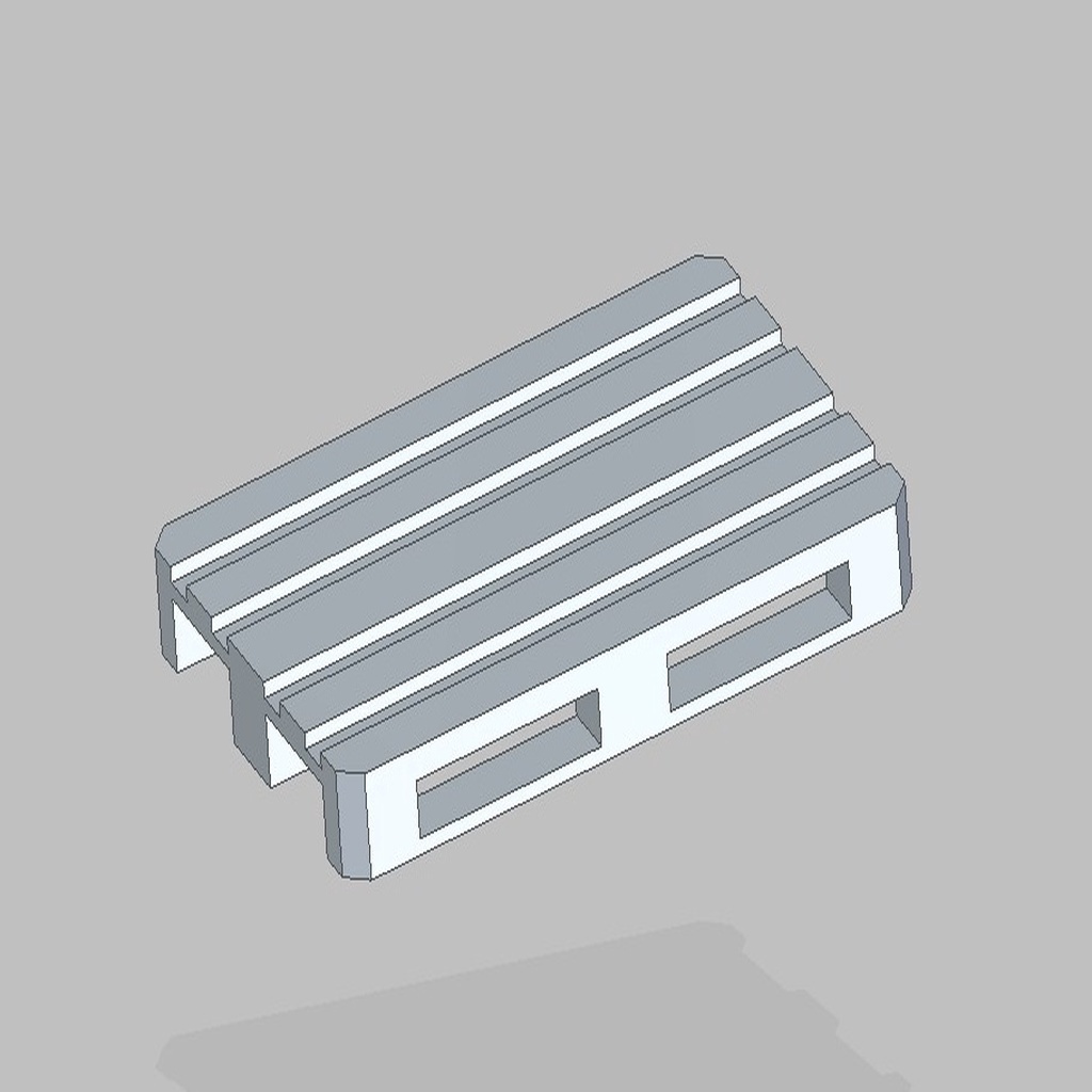 Descargar archivo 3D gratis 1/10 1/14,5 1/16 Euro Palett Low Res・Modelo ...