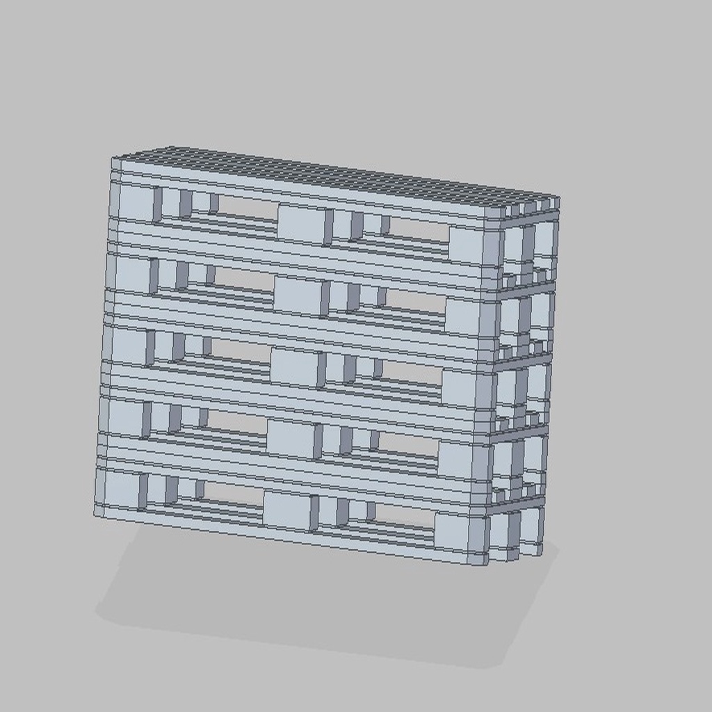 Free 3D file 1/10 1/14,5 1/16 5er Palettenstapel High Res・Template to ...