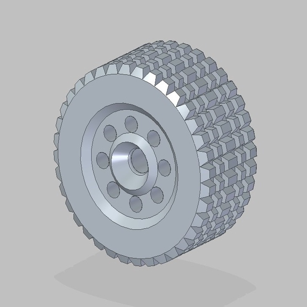 Free 3D file RC Snow Wheel 60x120mm 12mm hex・3D print design to ...