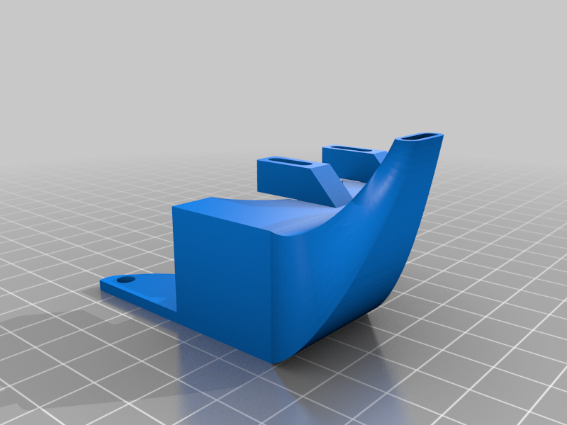Free STL file HeroMe5_Remix fan duct lightweight Right backward 5020・3D ...