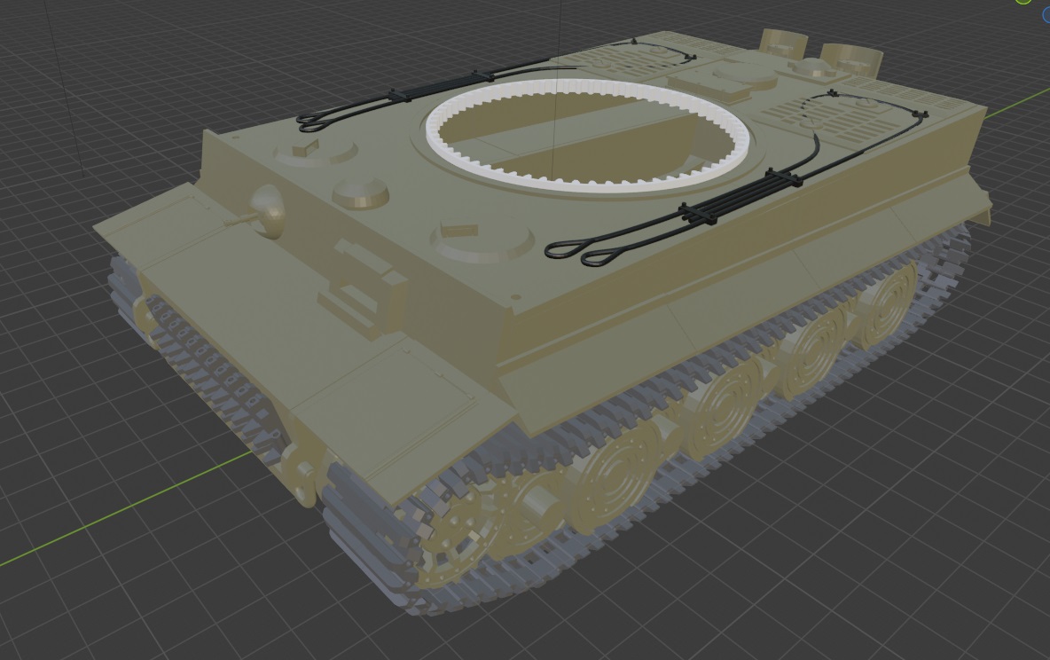 3D file Tiger 1 (E) RC 🐅・3D printer model to download・Cults