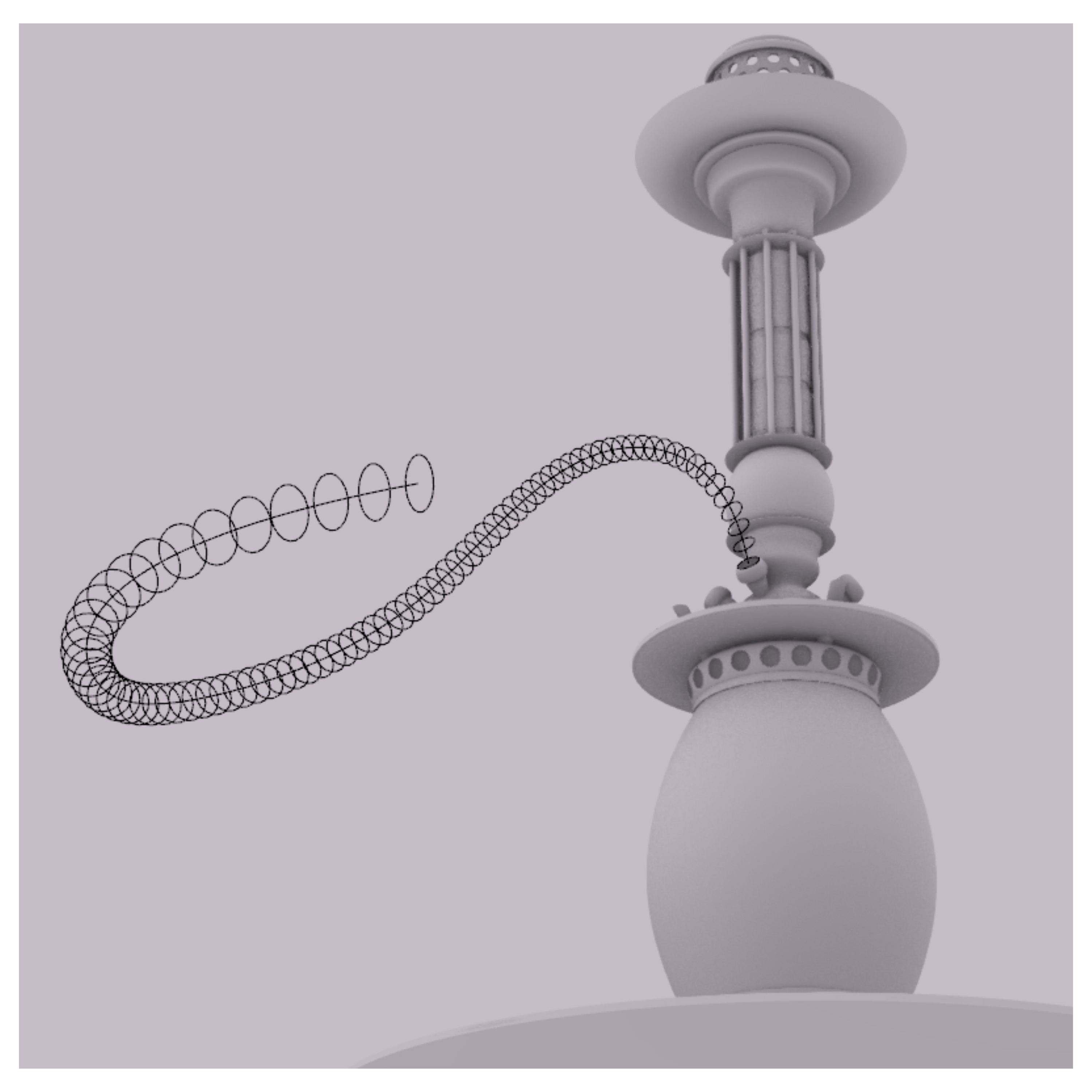 OBJ file HOOKAH 🎨・3D print design to download・Cults