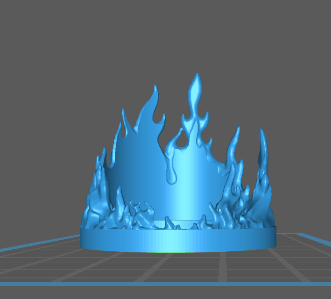 STL file Custom Wargaming Fire Base - Fits 32mm Bases・3D printer design ...
