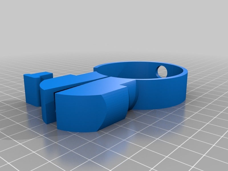 Free STL file Simple 55mm Dial Gauge holder for 42/45mm spindle CNC's ...