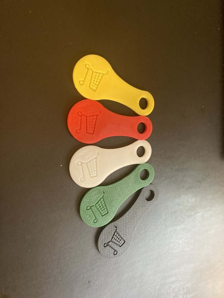 Free 3D file Grocery Cart Token 🛒・3D print design to download・Cults