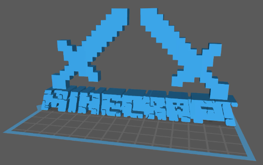 3D file Minecraft Logo・3D printable model to download・Cults