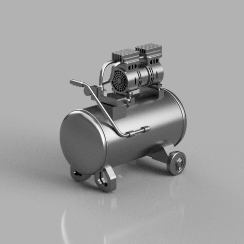 STL file 1/24Scale AirCompressor 👽・3D printer model to download・Cults