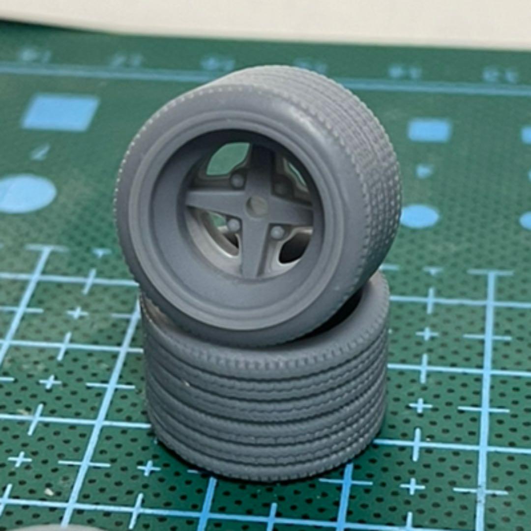 STL file 1/24 Scale WideTire&Wheel Series Type EQ Set・Design to ...