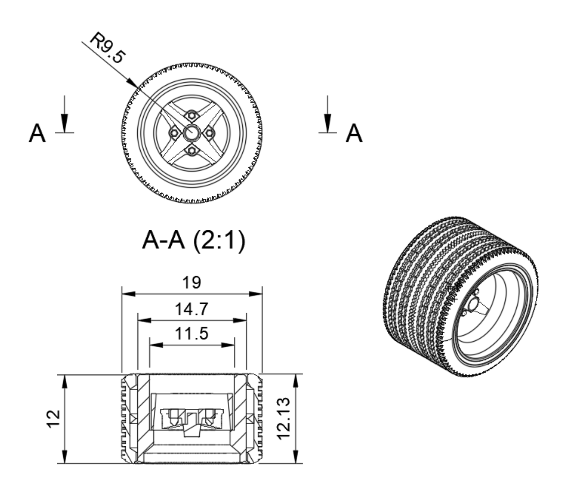 STL file 1/24 Scale WideTire&Wheel Series Type EQ Set・Design to ...