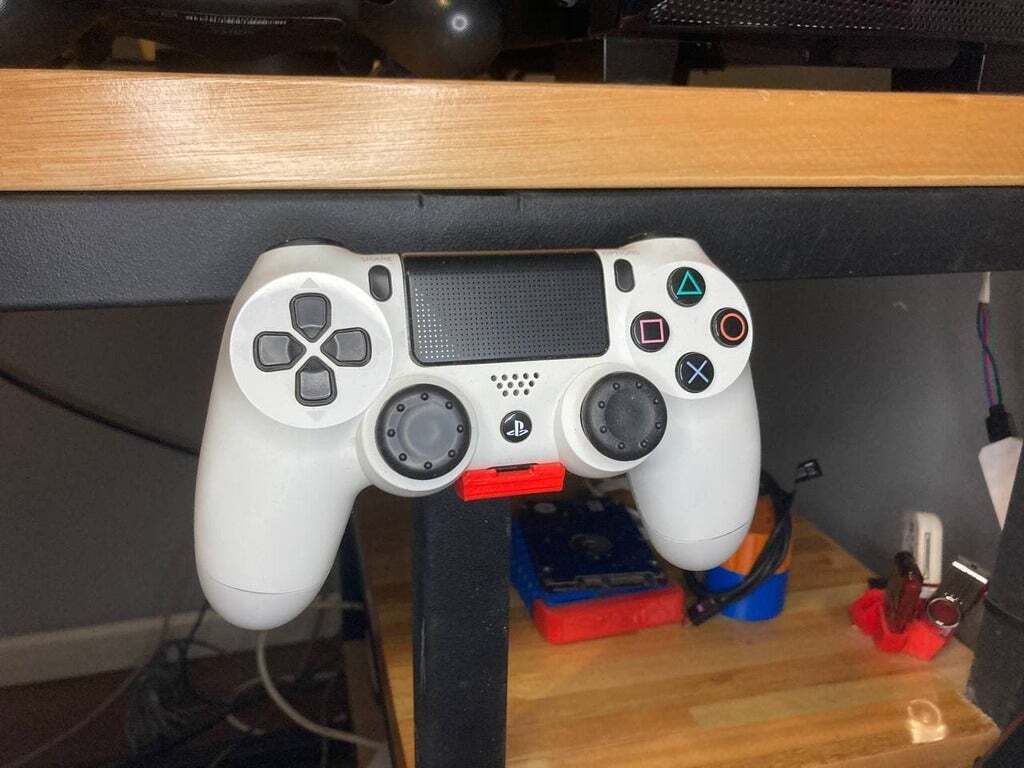 Free STL file PS4 Controller with 3.6mm Cable Zip Tie holes・3D ...