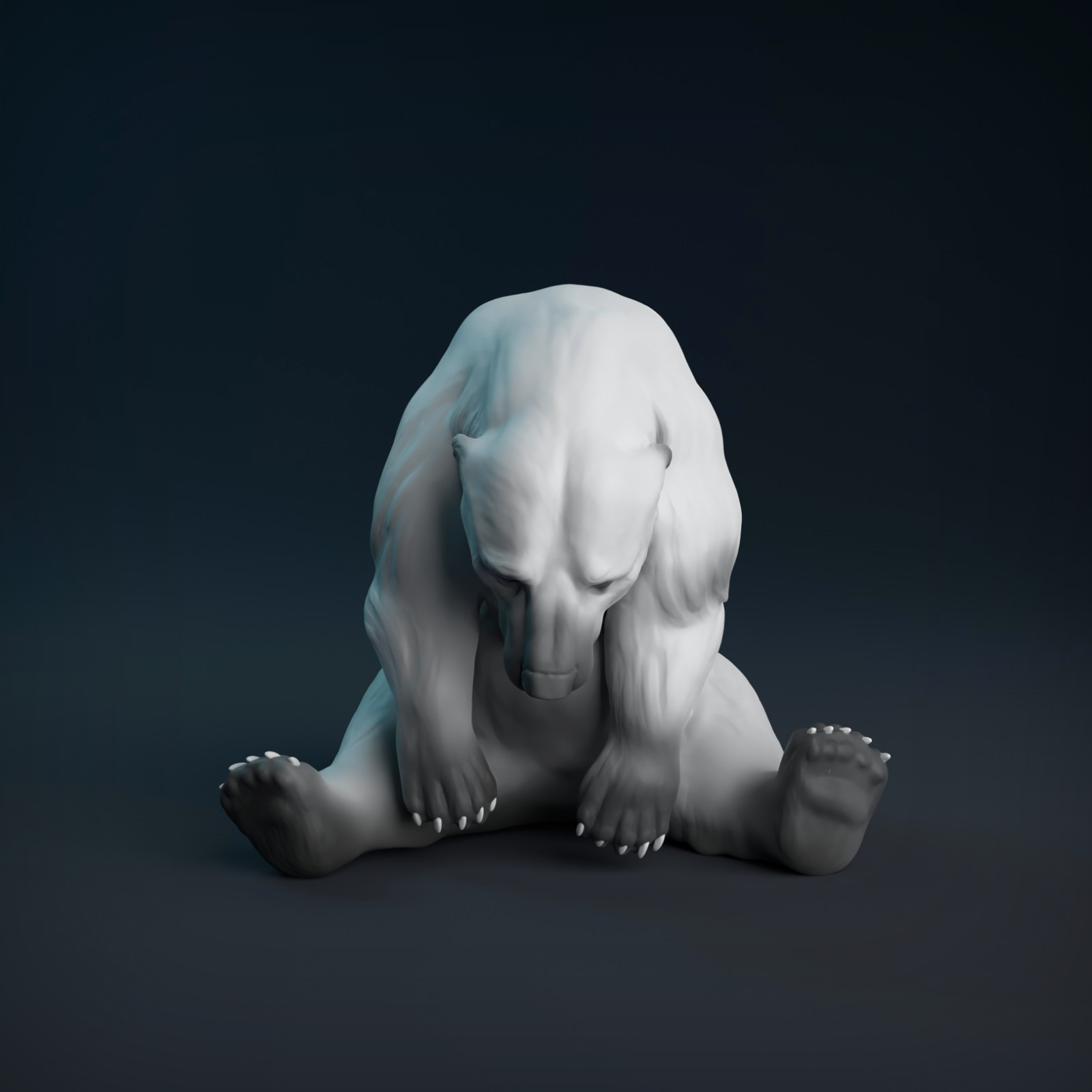 STL file Polar Bear・3D print model to download・Cults