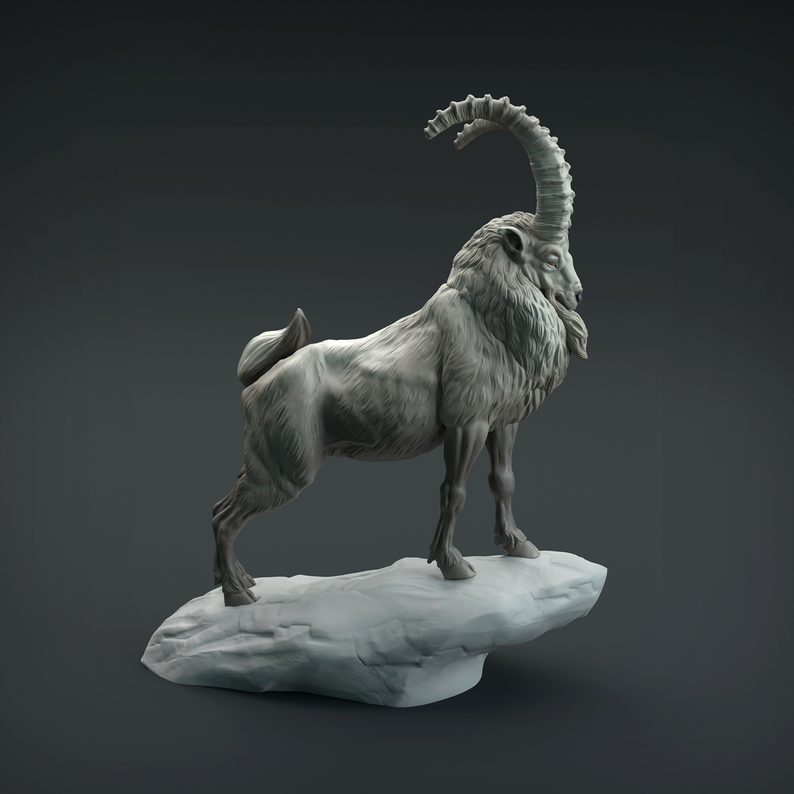 Archivo 3D Ibex siberiano 🐉・Modelo de impresión 3D para descargar・Cults
