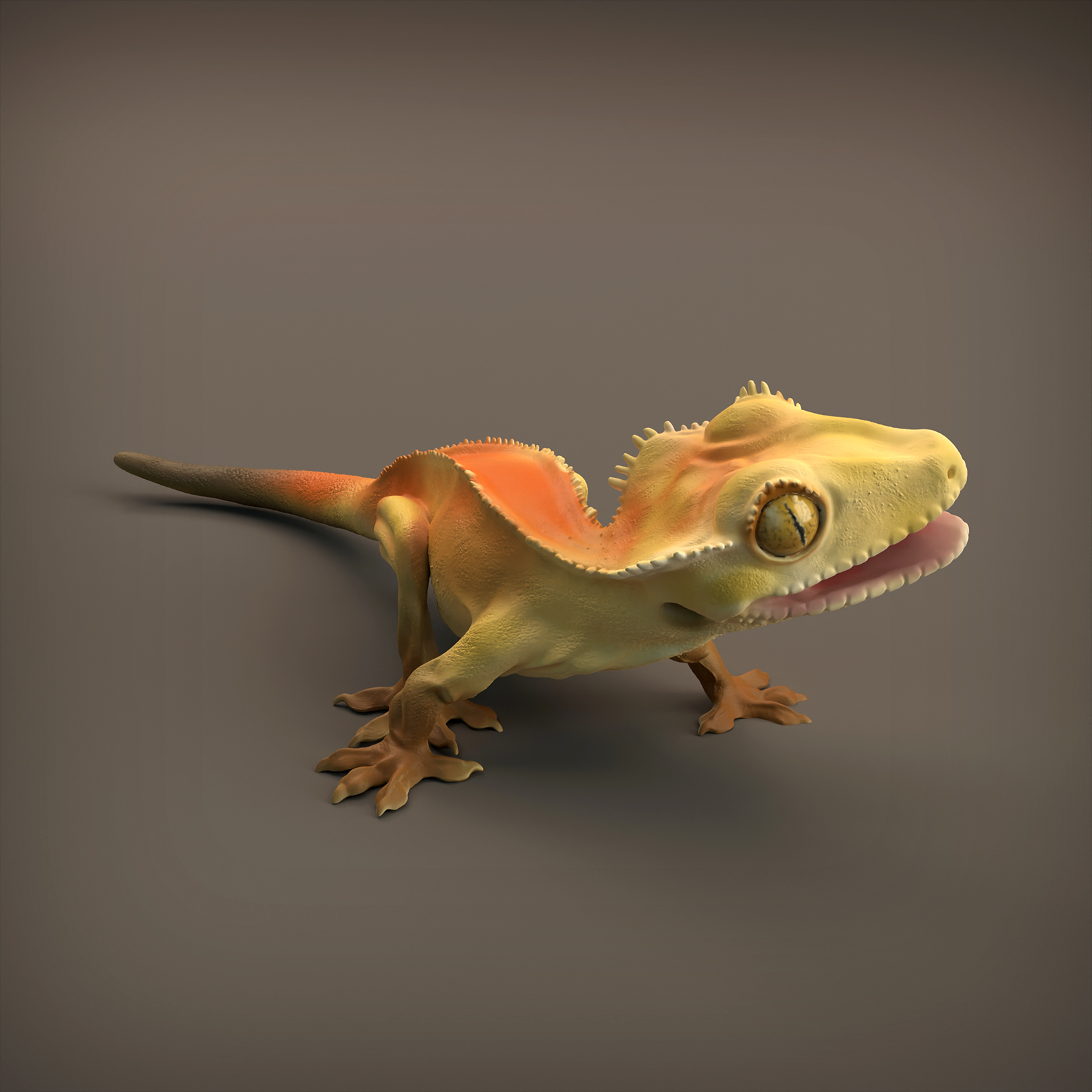 3D file Crested Gecko 🦎・Model to download and 3D print・Cults