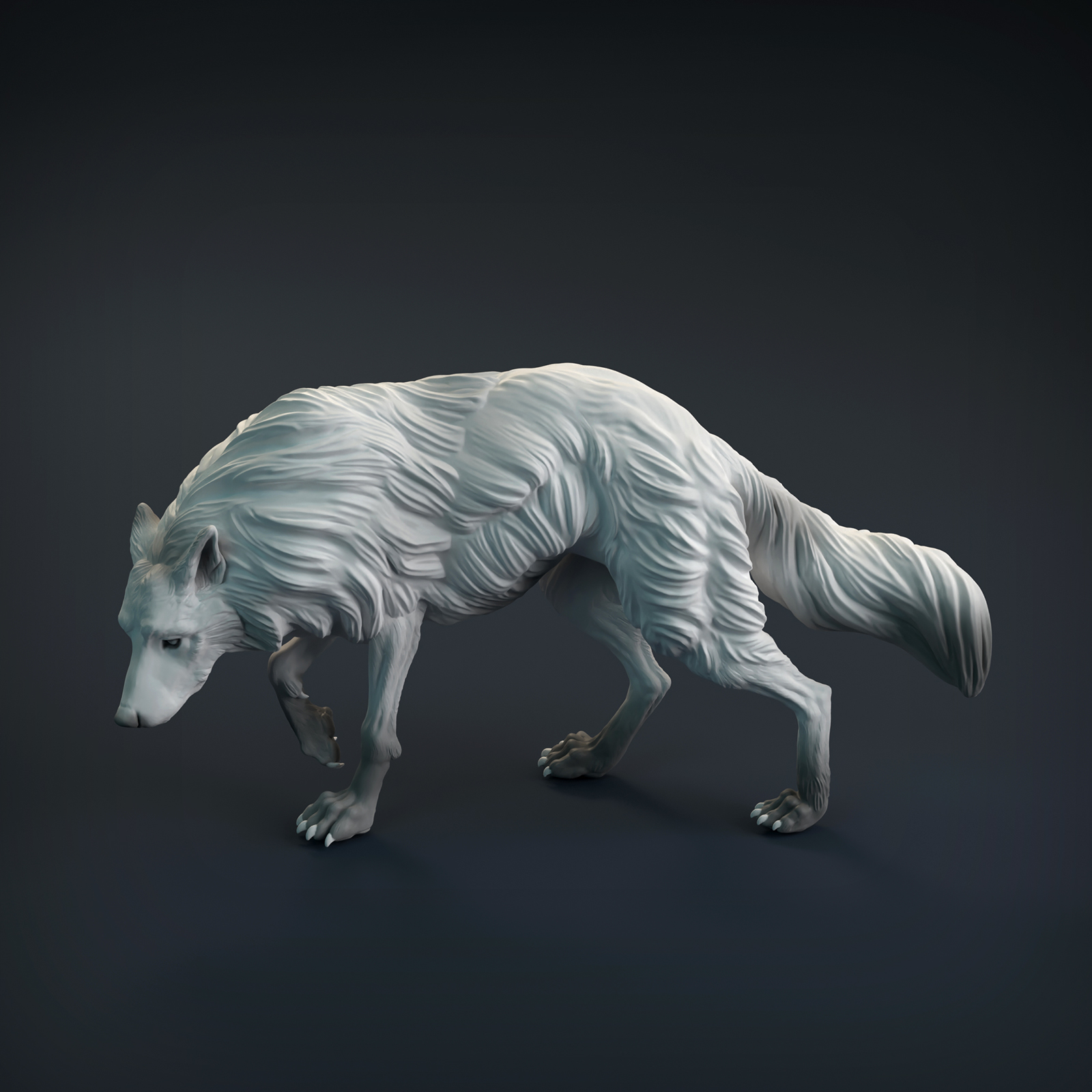 3D file Wolf・3D printer design to download・Cults