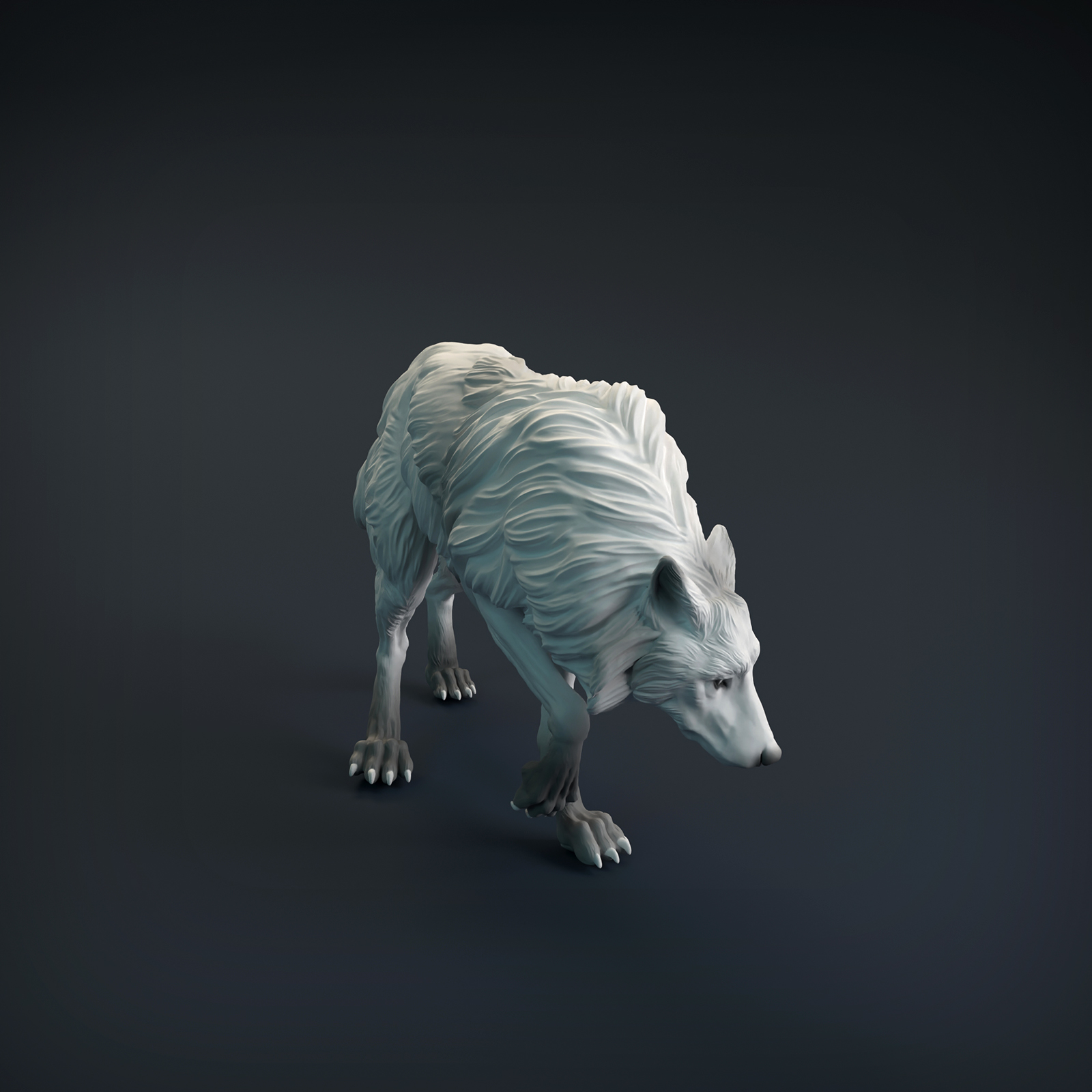 3D file Wolf・3D printer design to download・Cults