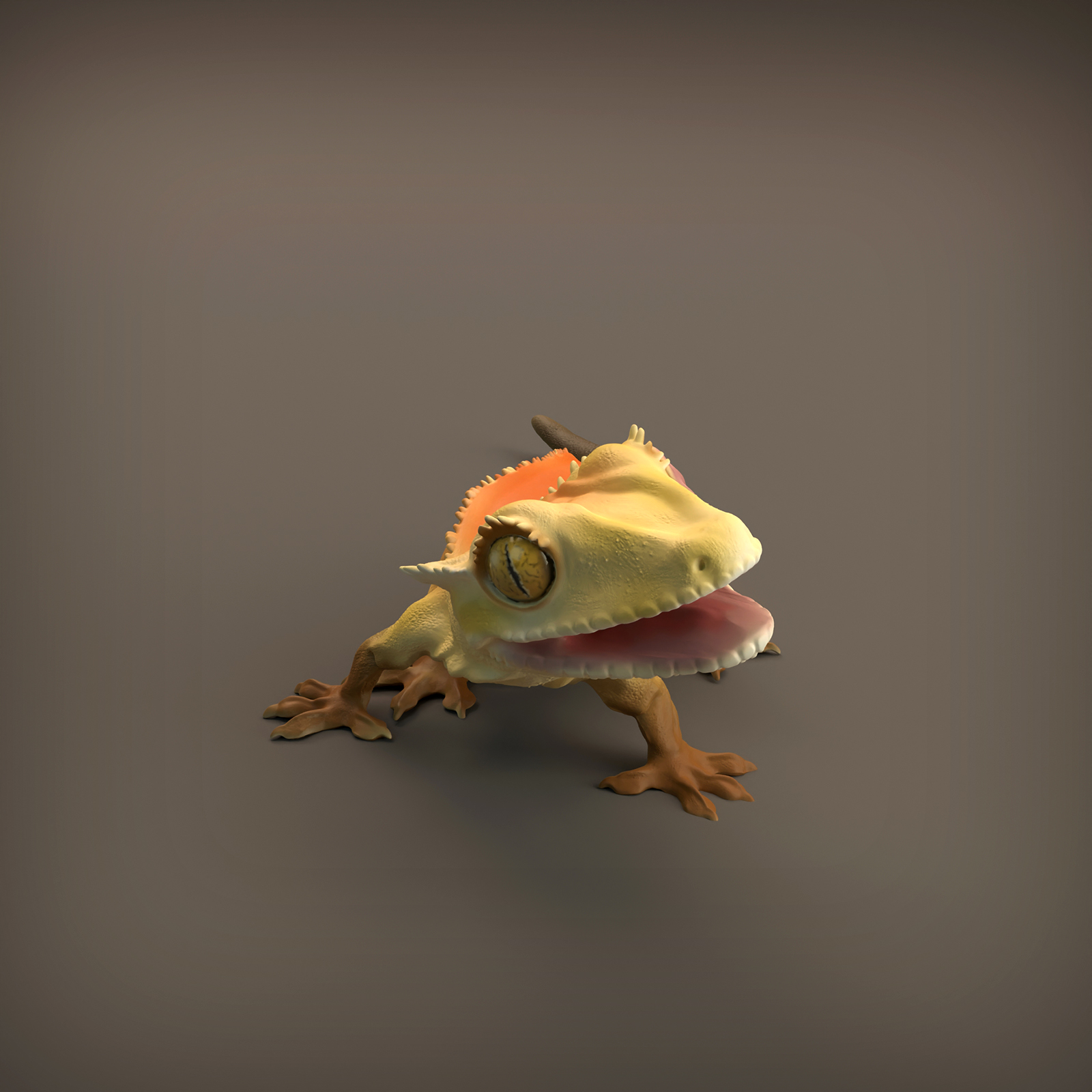 3D file Crested Gecko 🦎・Model to download and 3D print・Cults