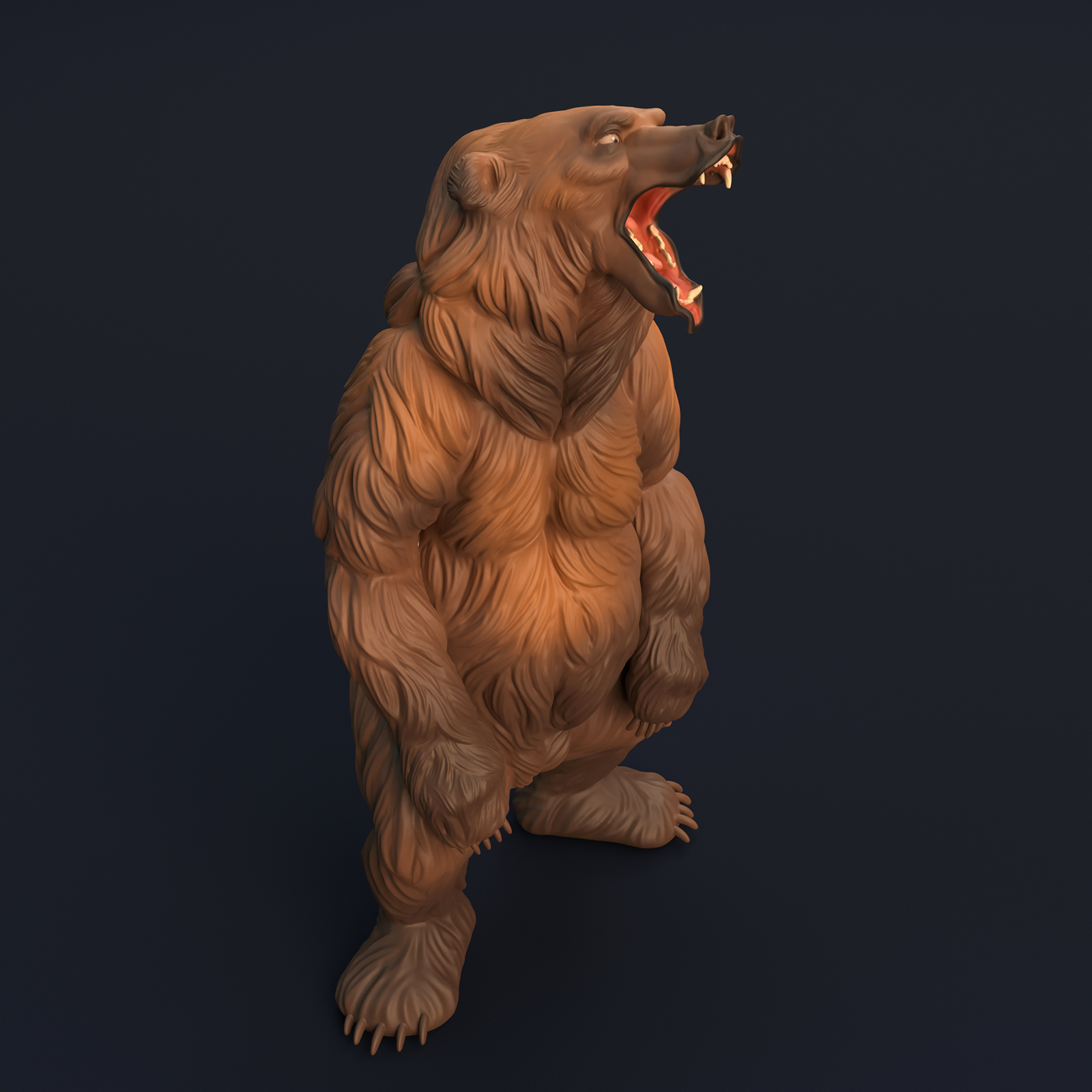 3D file Grizzly Bear・3D printing model to download・Cults