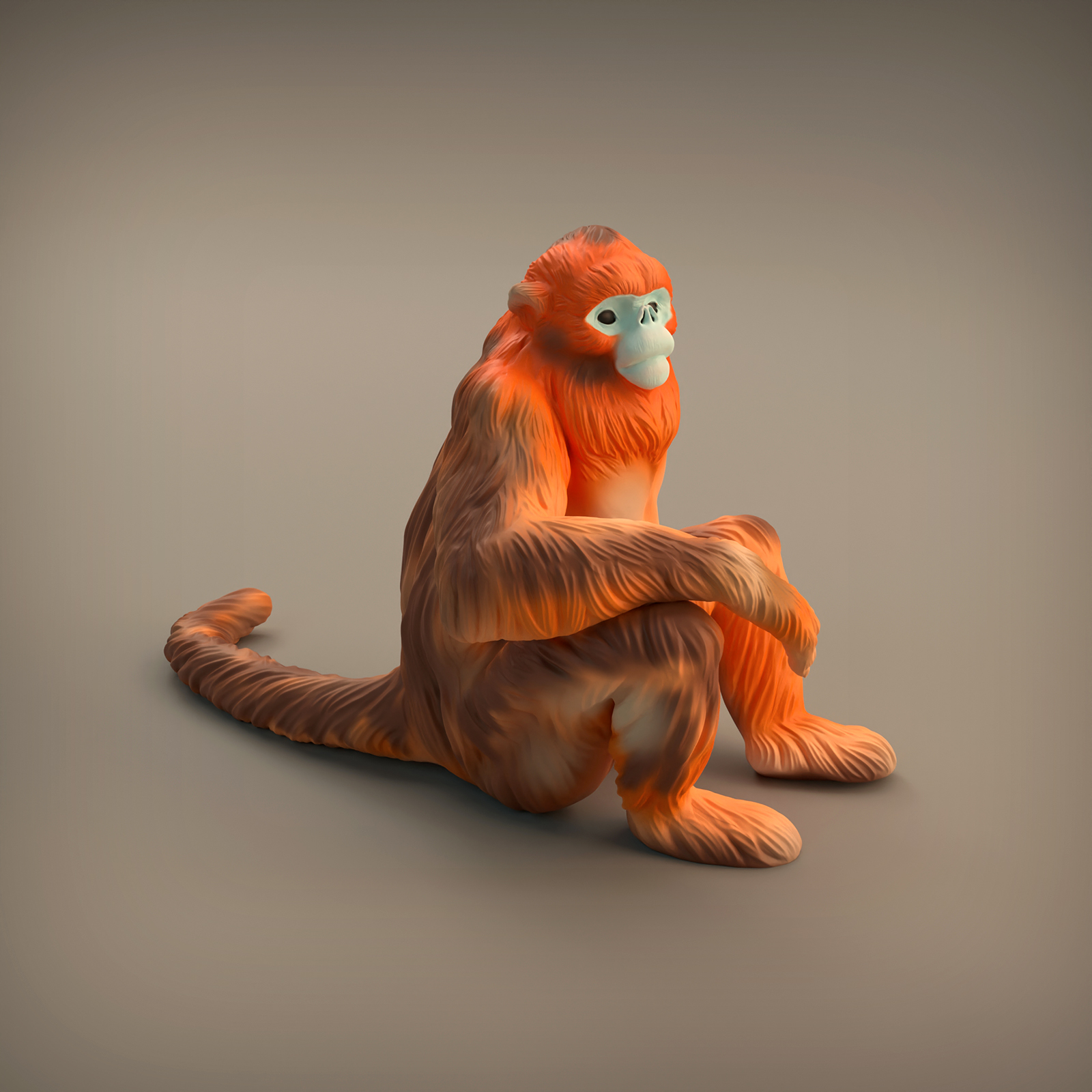 3D file Snub-nose Monkey・3D printing idea to download・Cults