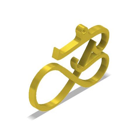 STL file Letter-B・Model to download and 3D print・Cults