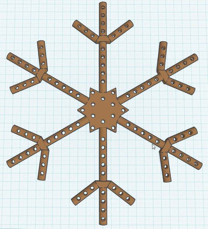 Free STL file Snowflake Ends・3D printing template to download・Cults
