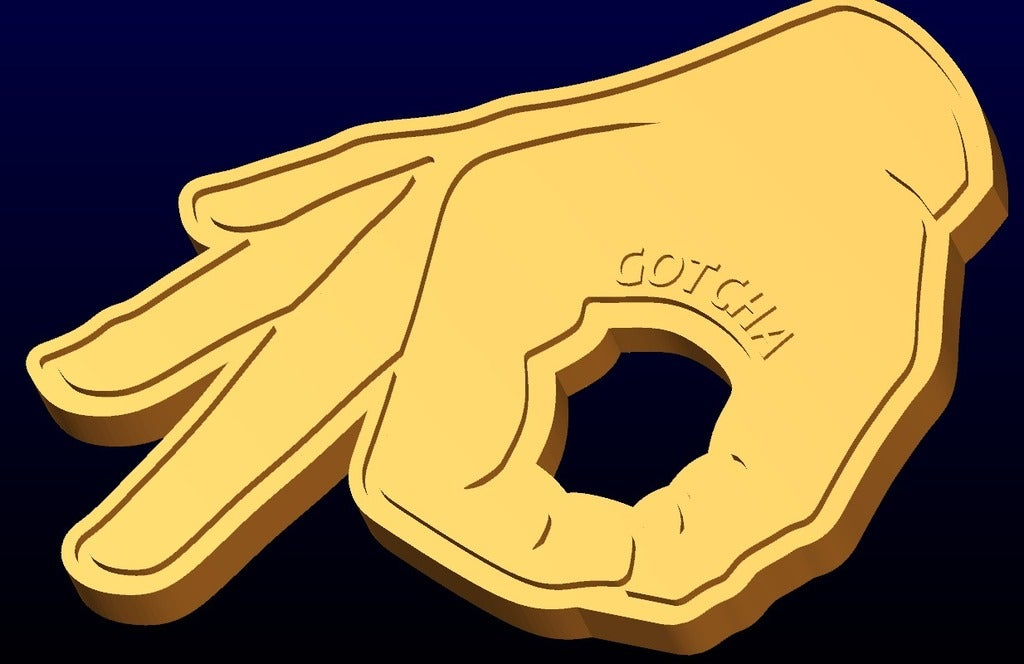 Free STL file Gotcha! - 80's Throw-Back "The Circle Game" Icon 🟣 ...