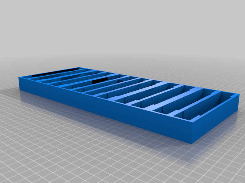 Free 3D file No Logo Super Nintendo Cartridge Holder (2 Slot, 6 Slot ...