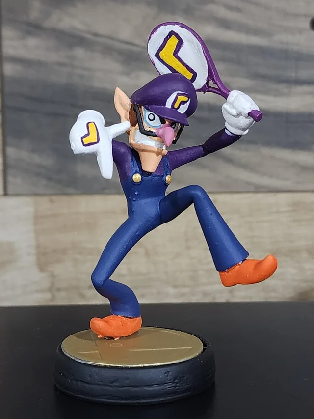 Free STL file Waluigi Smash Amiibo Figure 🧸・3D printing idea to ...