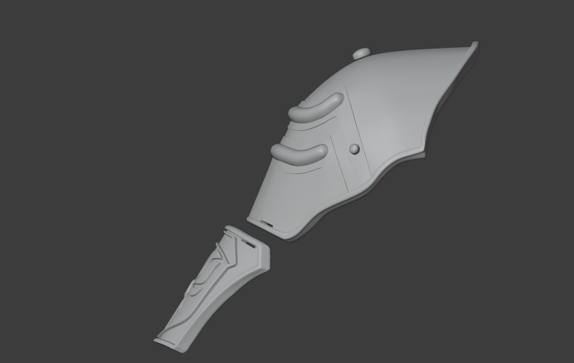 STL file Lighting armor shoulder final Fantasy・3D printing model to ...