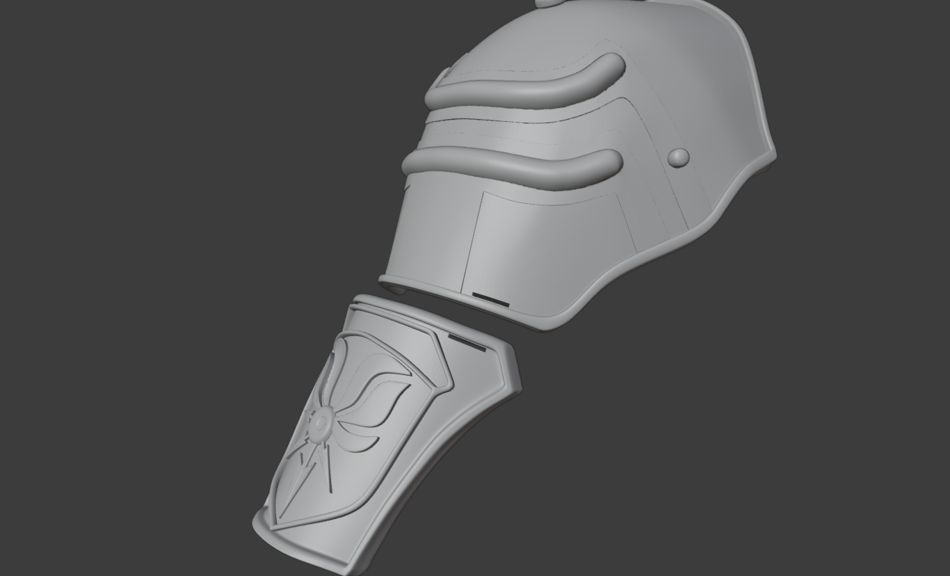 STL file Lighting armor shoulder final Fantasy・3D printing model to ...