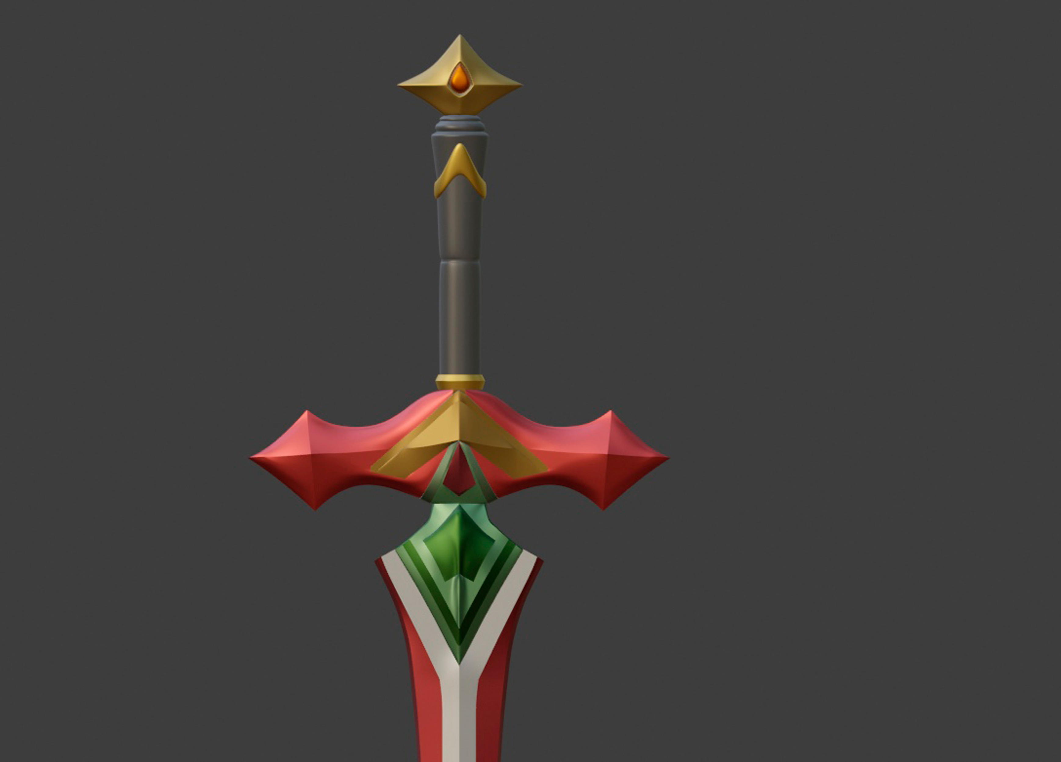 STL file Genshin weapon travelling sword・Design to download and 3D ...