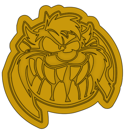 STL file Cookie cutter taz・3D printing template to download・Cults