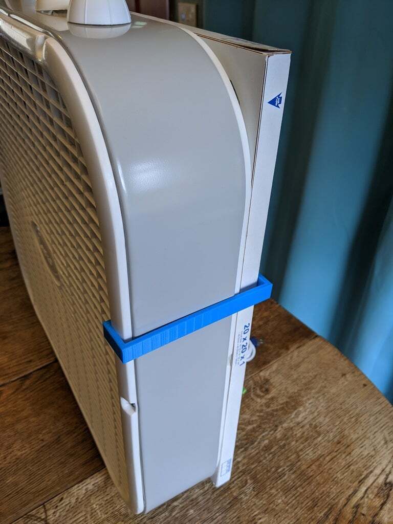 Archivo STL gratis Box Fan Filter Bracket・Objeto de impresión 3D para ...