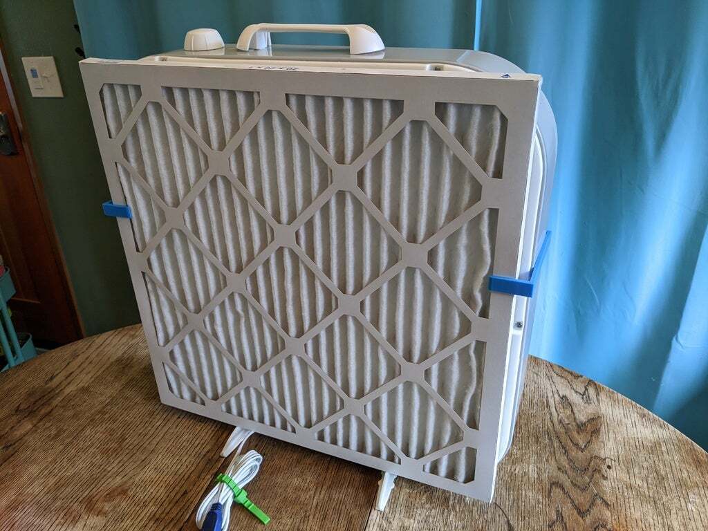 Free STL file Box Fan Filter Bracket・3D printing template to download・Cults